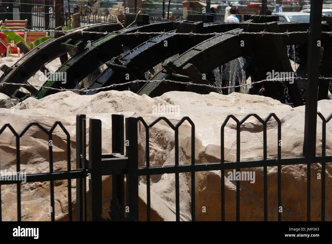 Egypt water wheels hi-res stock photography and images - Alamy