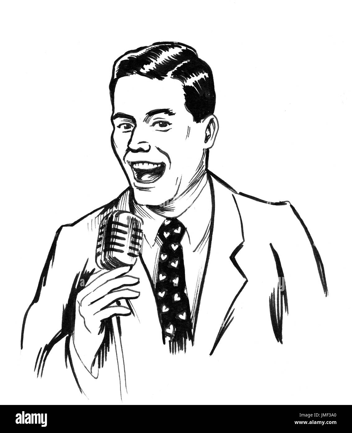 Vintage singer man Cut Out Stock Images & Pictures - Alamy