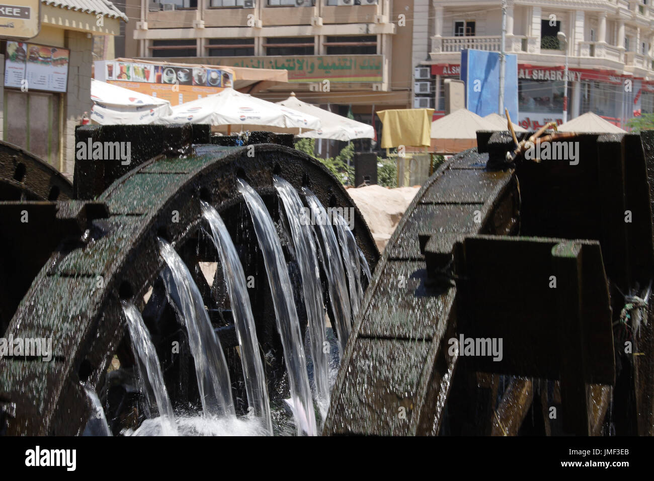 Egypt water wheels hi-res stock photography and images - Alamy