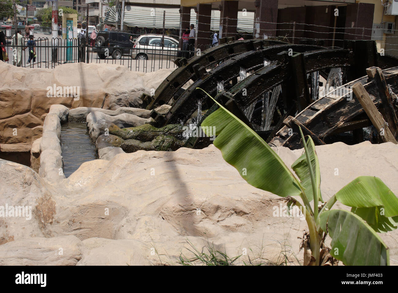 Egypt water wheels hi-res stock photography and images - Alamy