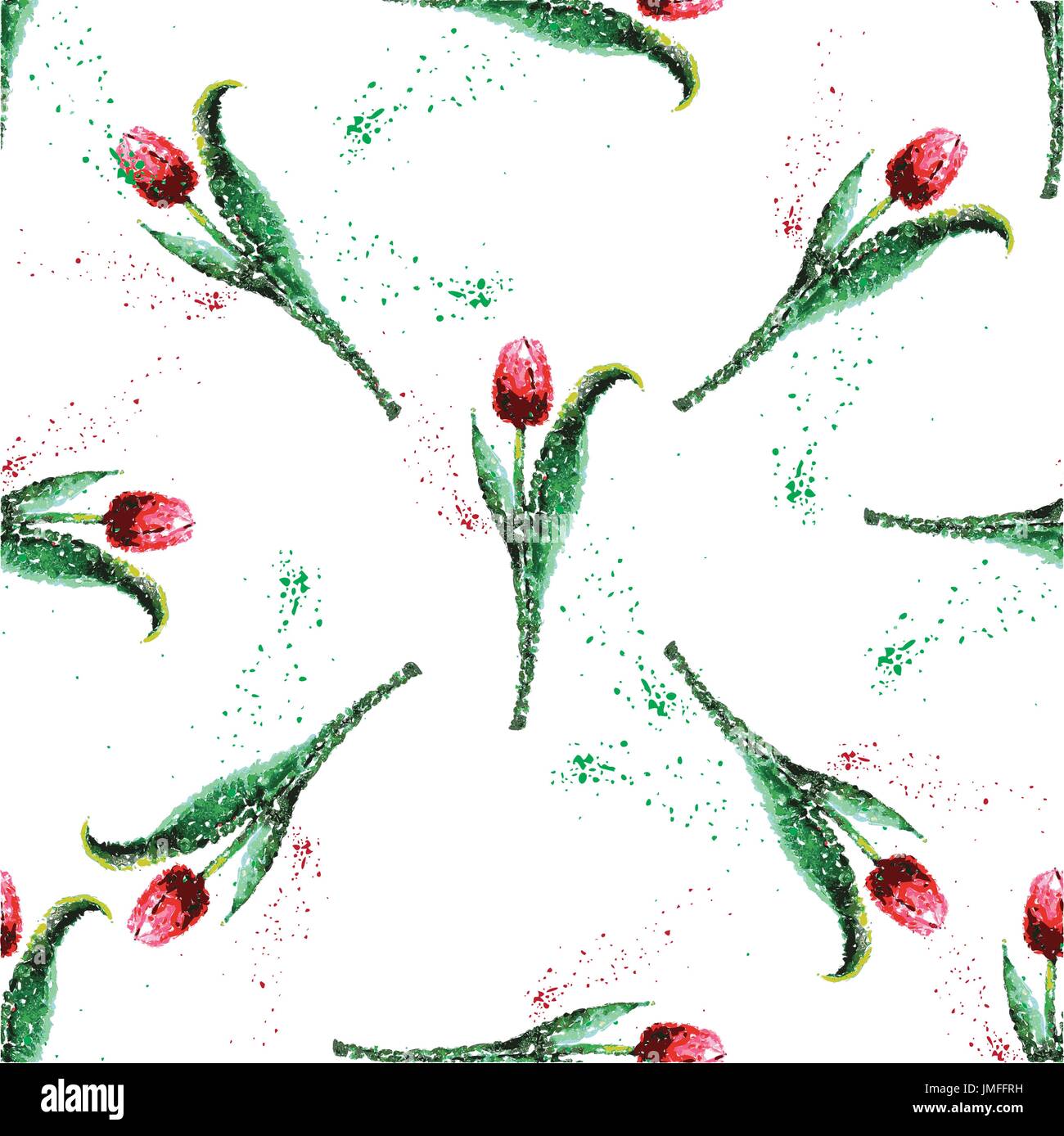 Tulip pattern Stock Vector Images - Alamy