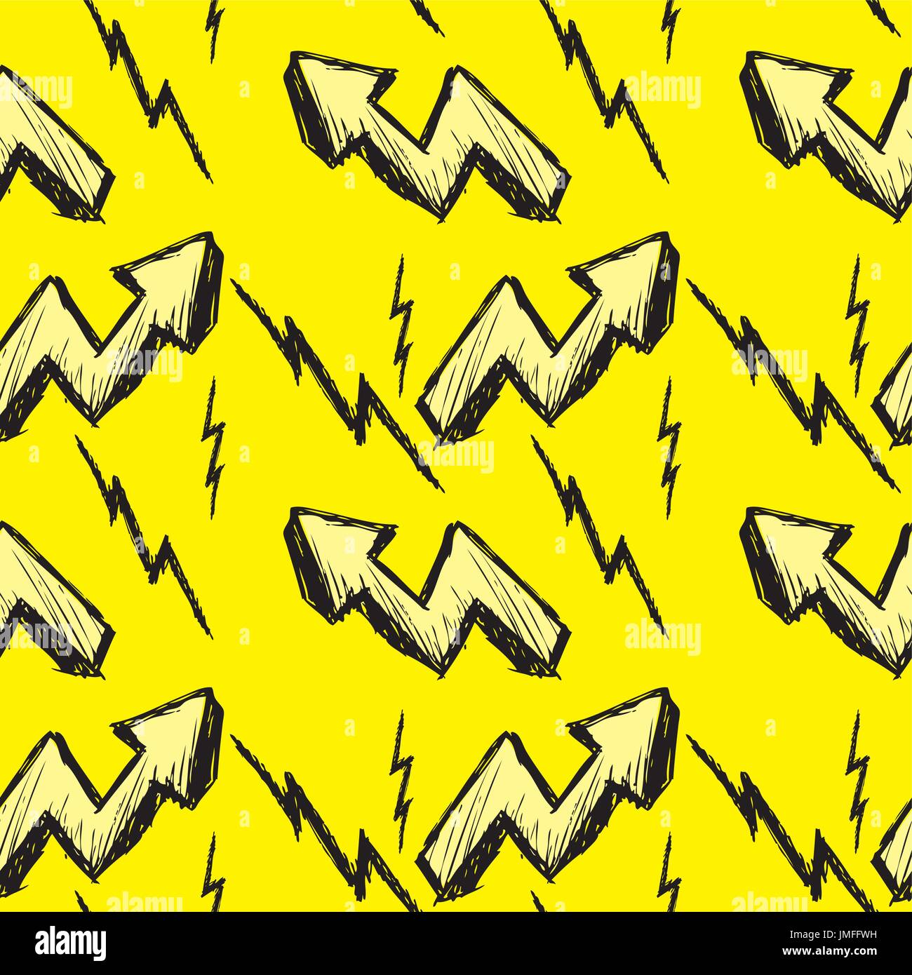 White thunder on black background Stock Vector Images - Alamy