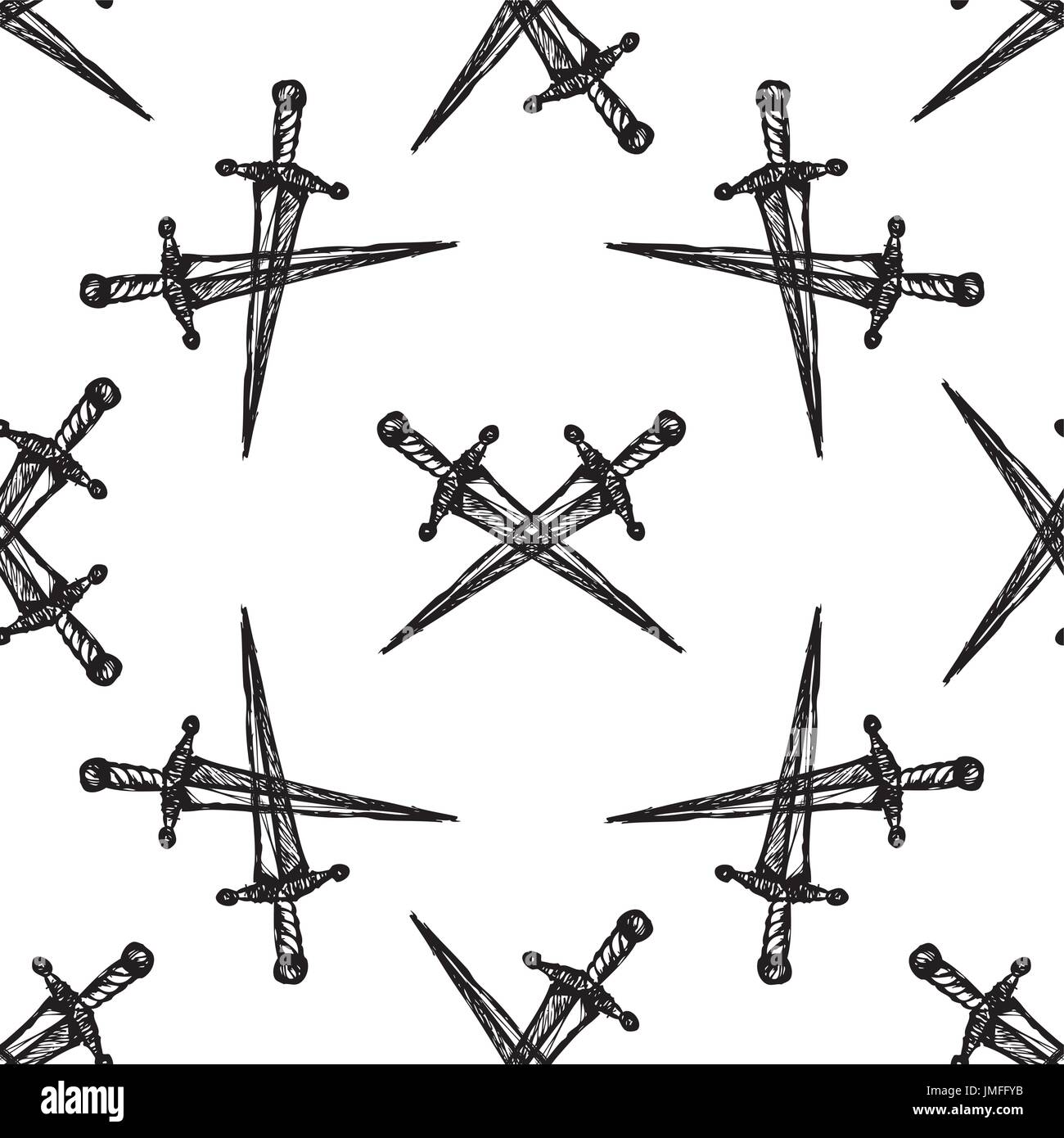 Hand on sword hilt Stock Vector Images - Alamy