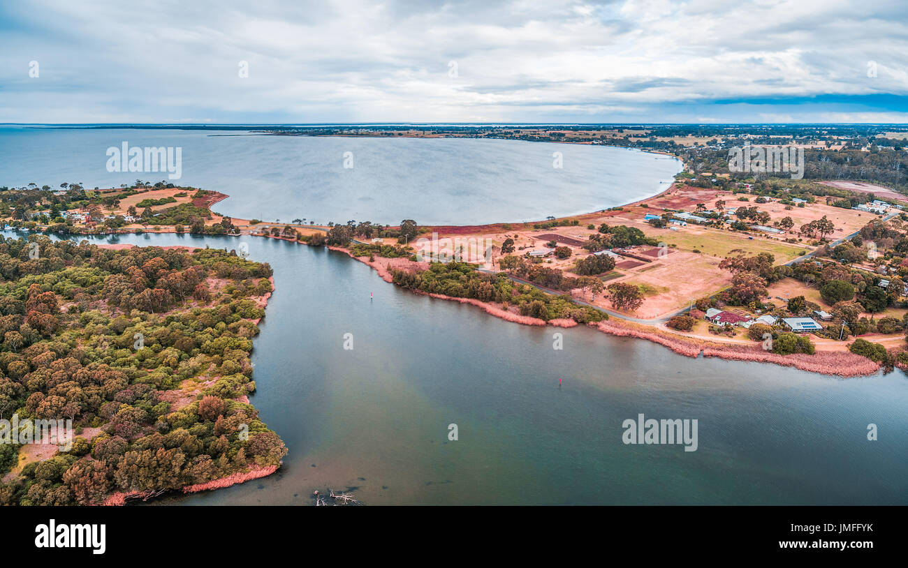 Gippsland lakes aerial hi-res stock photography and images - Alamy
