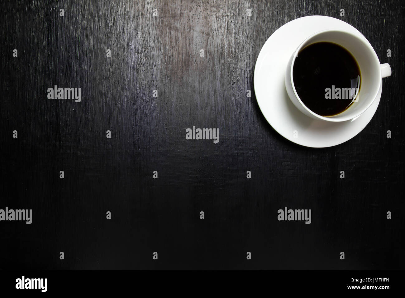 Wood table top view coffee hi-res stock photography and images - Alamy