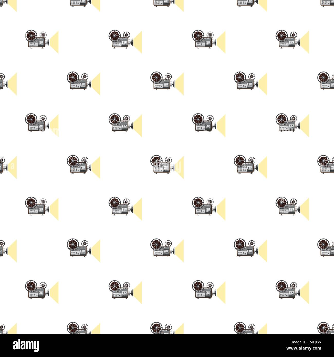 Retro movie projector pattern Stock Vector Image & Art - Alamy