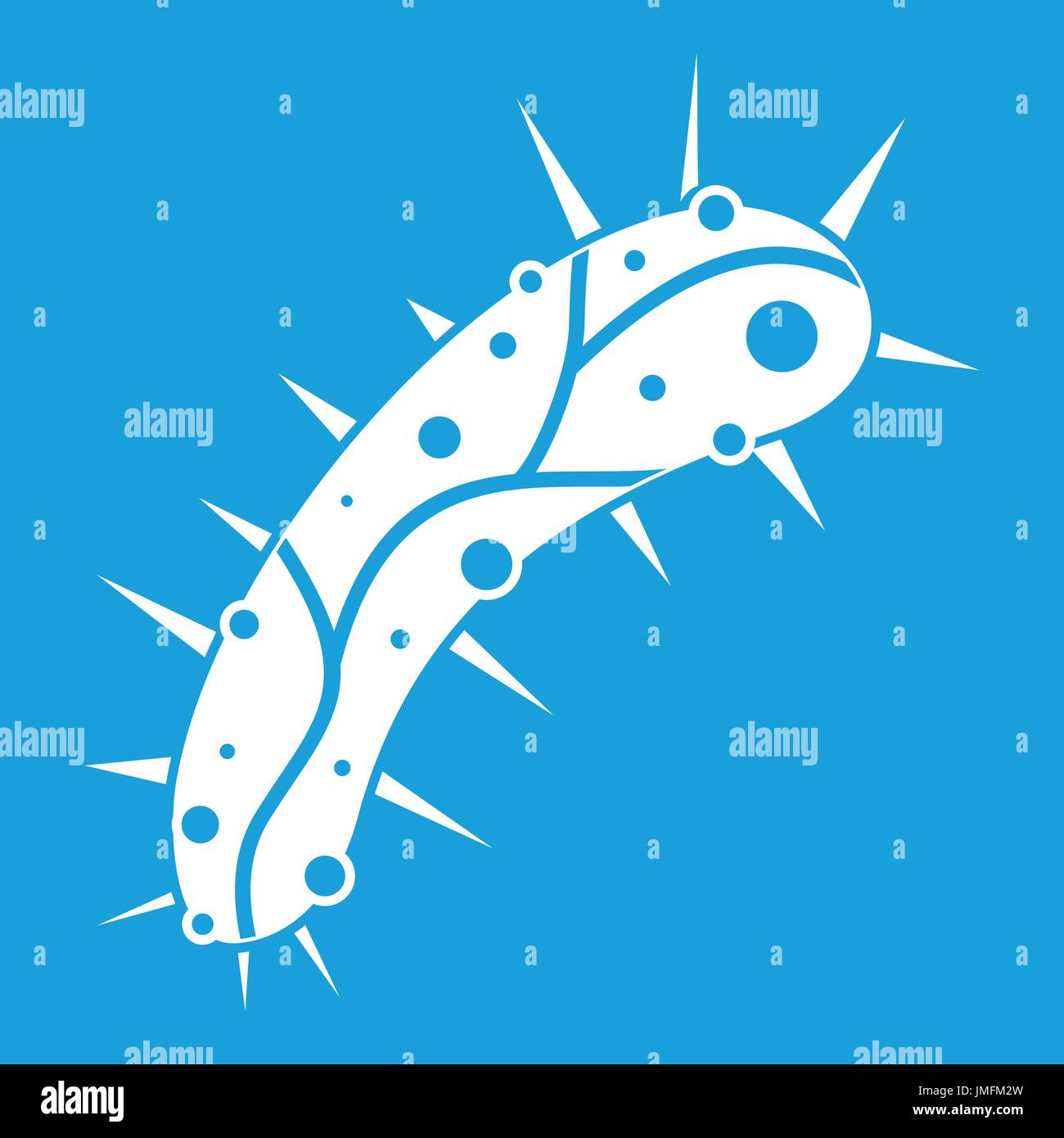 Virus icon white Stock Vector Image & Art - Alamy