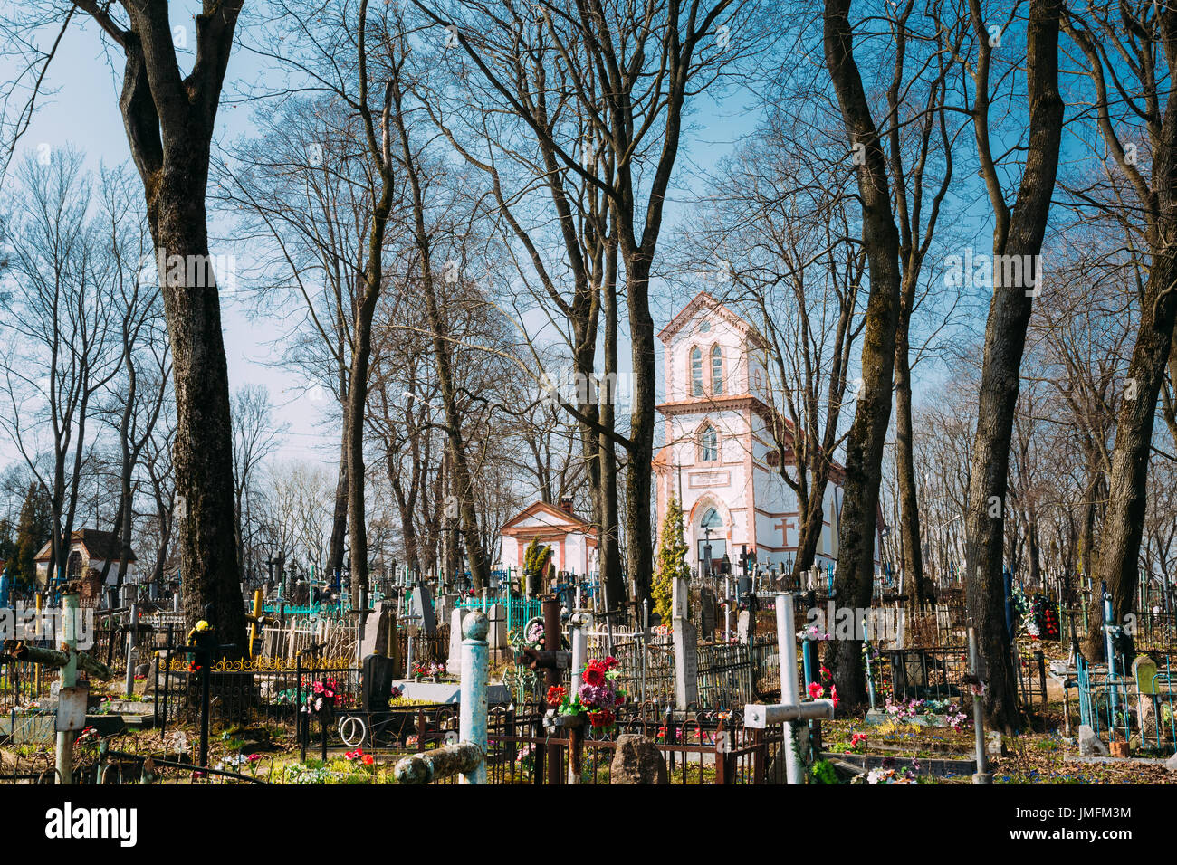 Minsk, Belarus. Church of the Exaltation of the Holy Cross - a Catholic ...