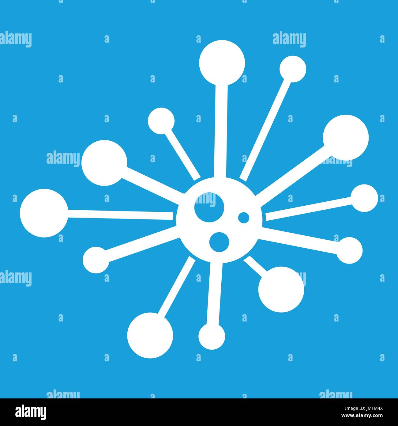 Round bacteria icon white Stock Vector Image & Art - Alamy