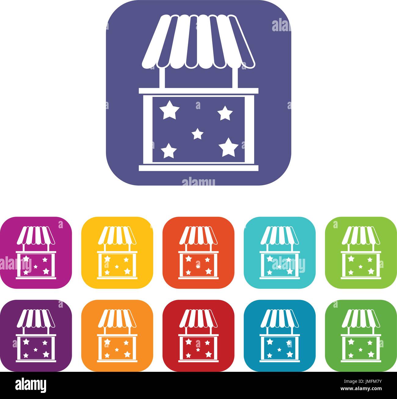 Empty kiosk frame Stock Vector Images - Alamy