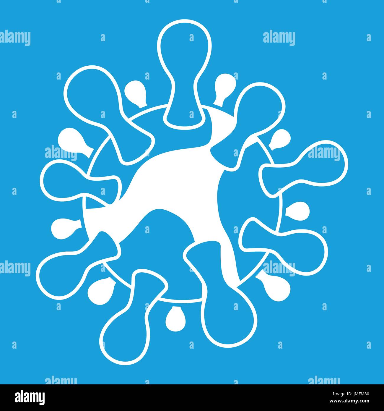 White blood cell attack bacteria hi-res stock photography and images ...