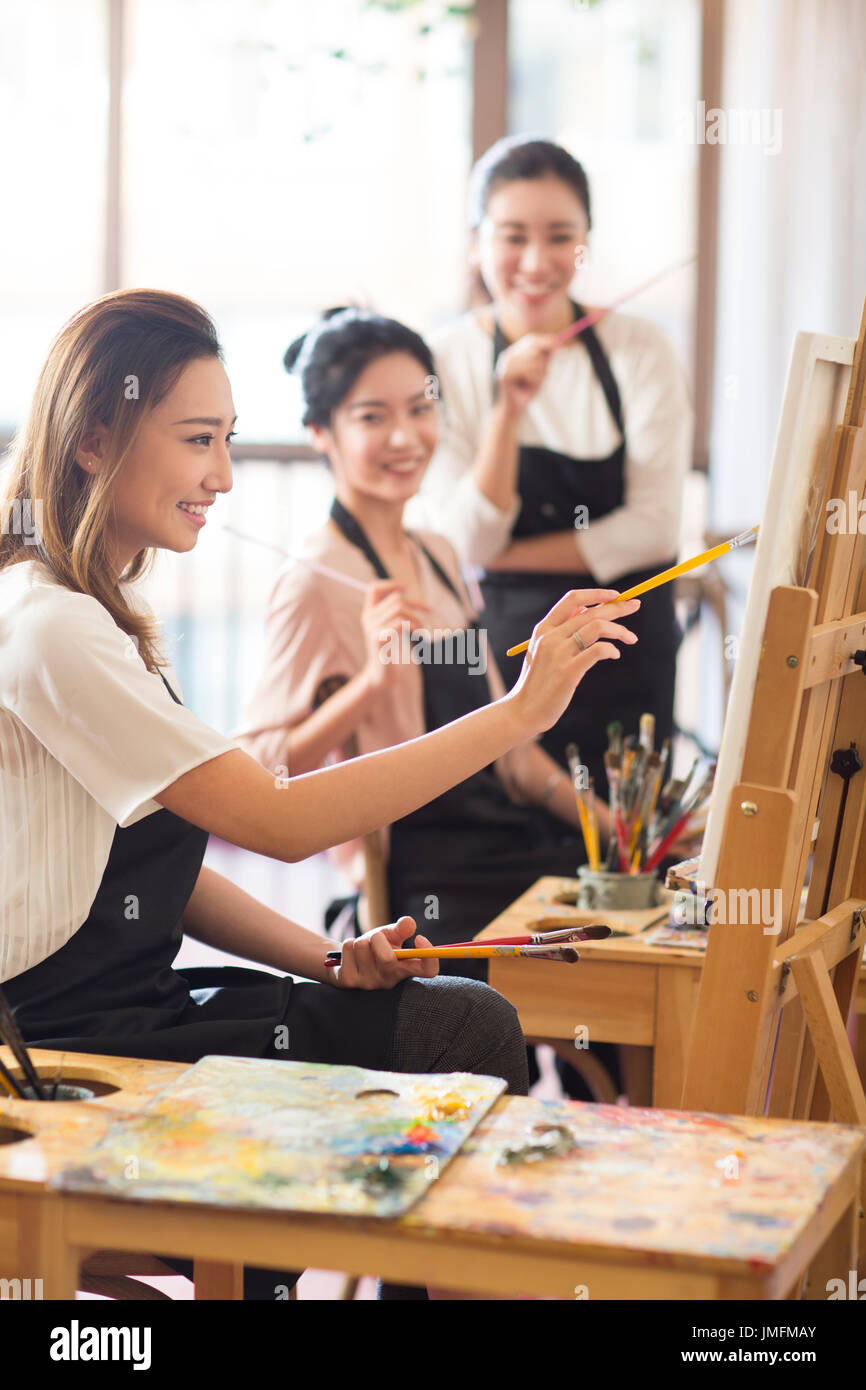 Painting training hi-res stock photography and images - Alamy