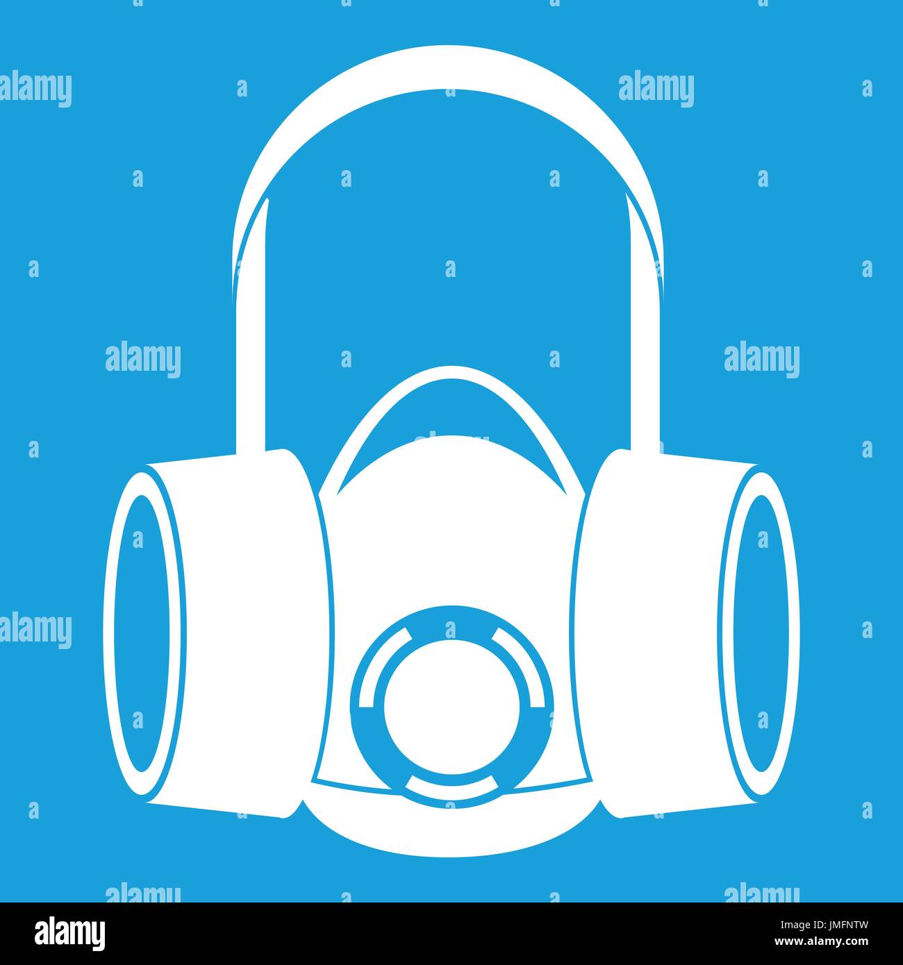 Respirator icon white Stock Vector Image & Art - Alamy