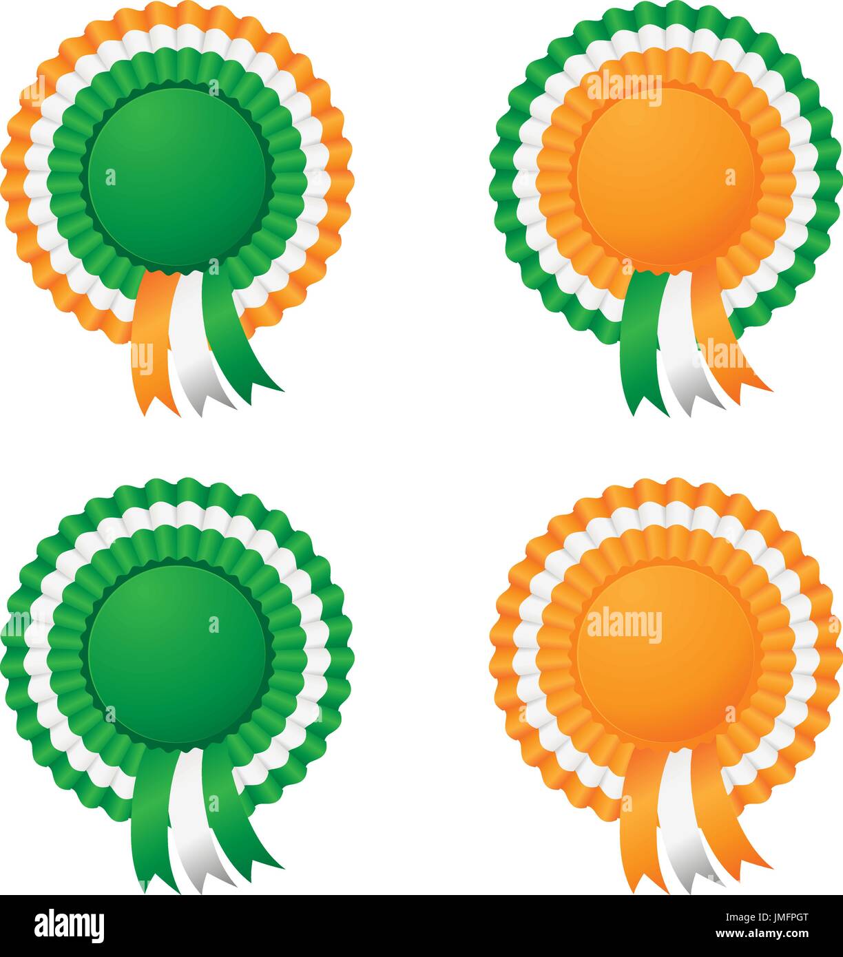 Indian flag label design art Cut Out Stock Images & Pictures - Alamy