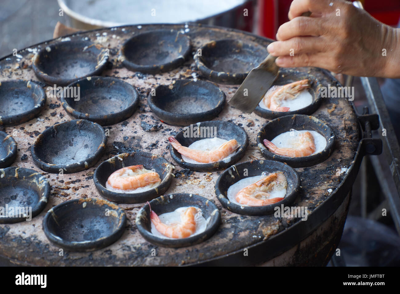 Cooking traditional vietnamese food in Nha trang, Vietnam Stock Photo ...