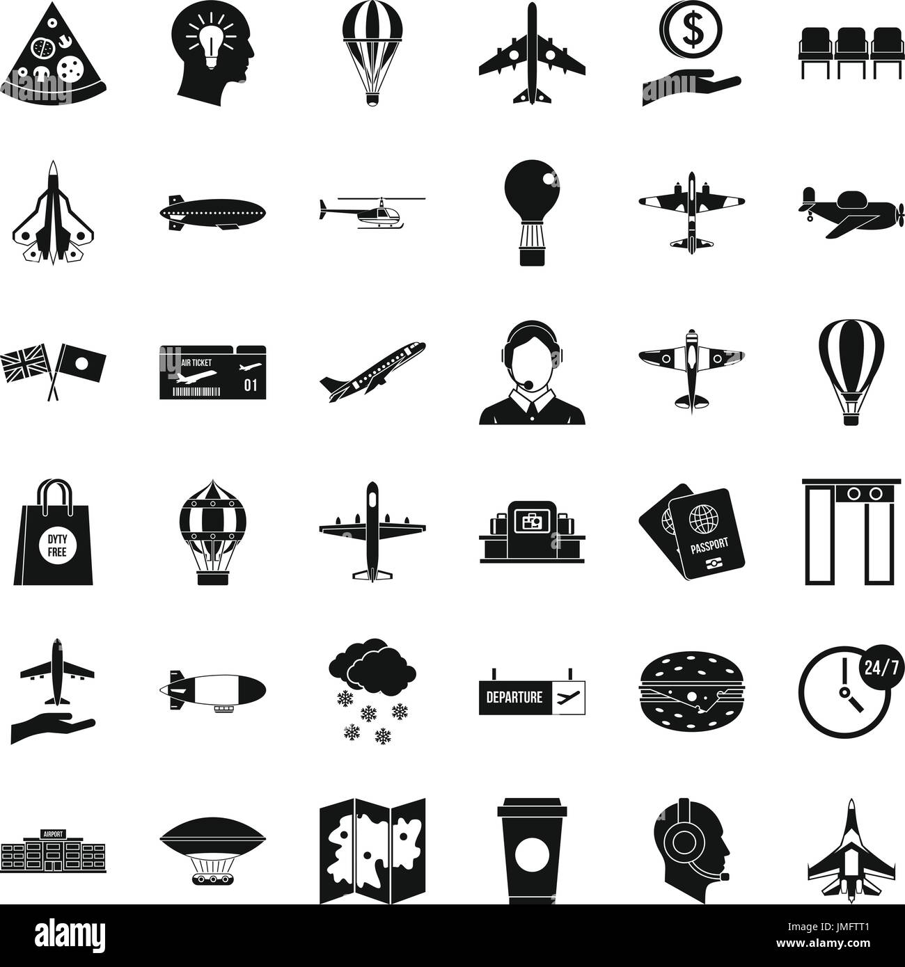 Airplane seat map Cut Out Stock Images & Pictures - Alamy