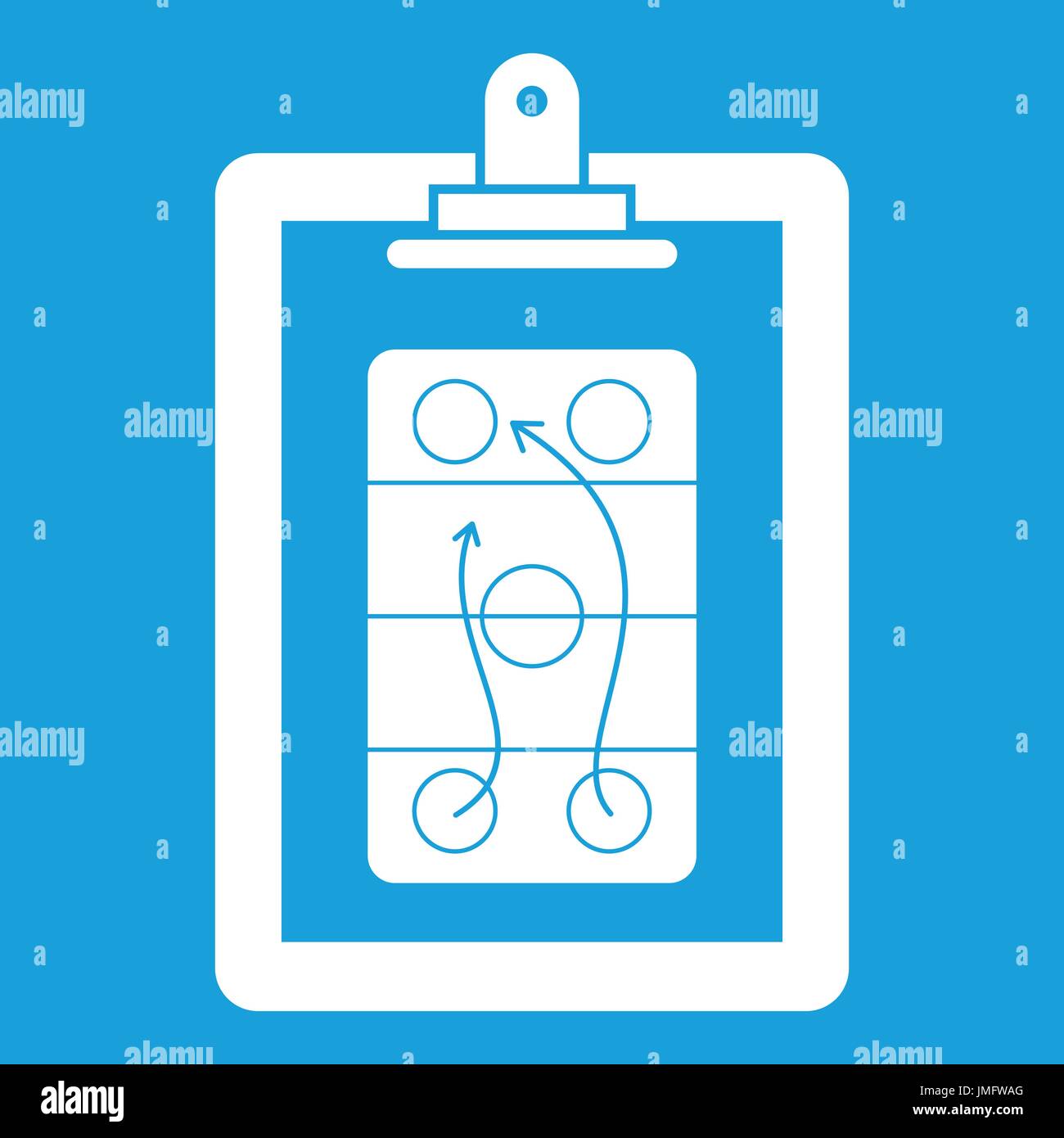 Game plan icon white Stock Vector Image & Art - Alamy