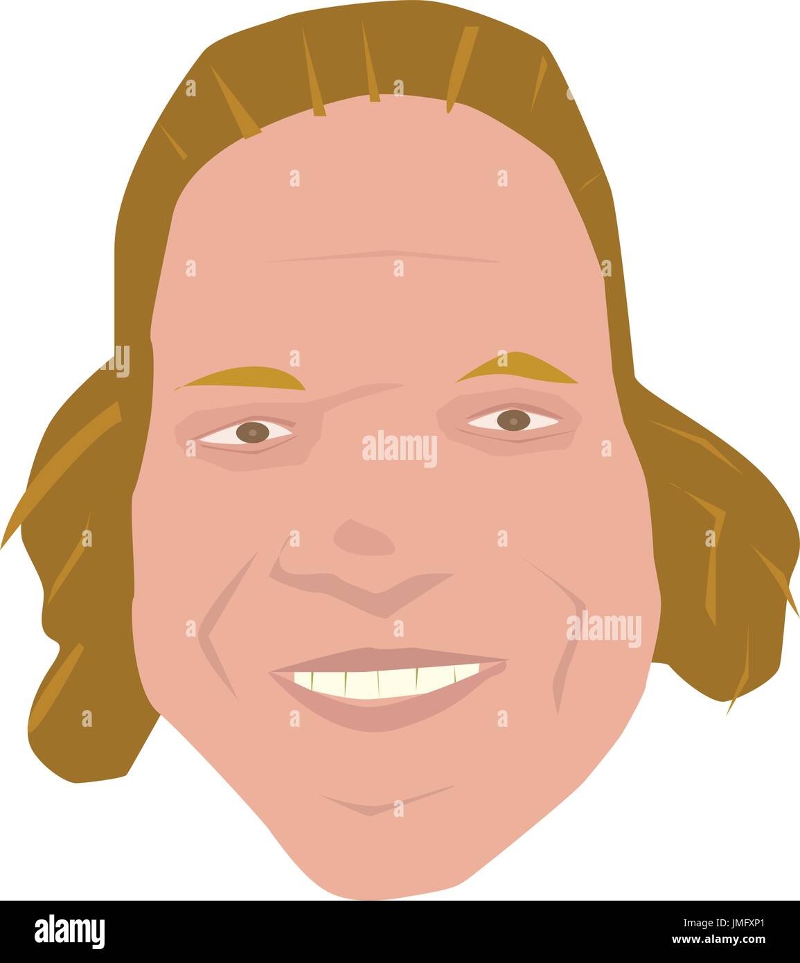 Portrait smiling friendly male Stock Vector Images - Alamy