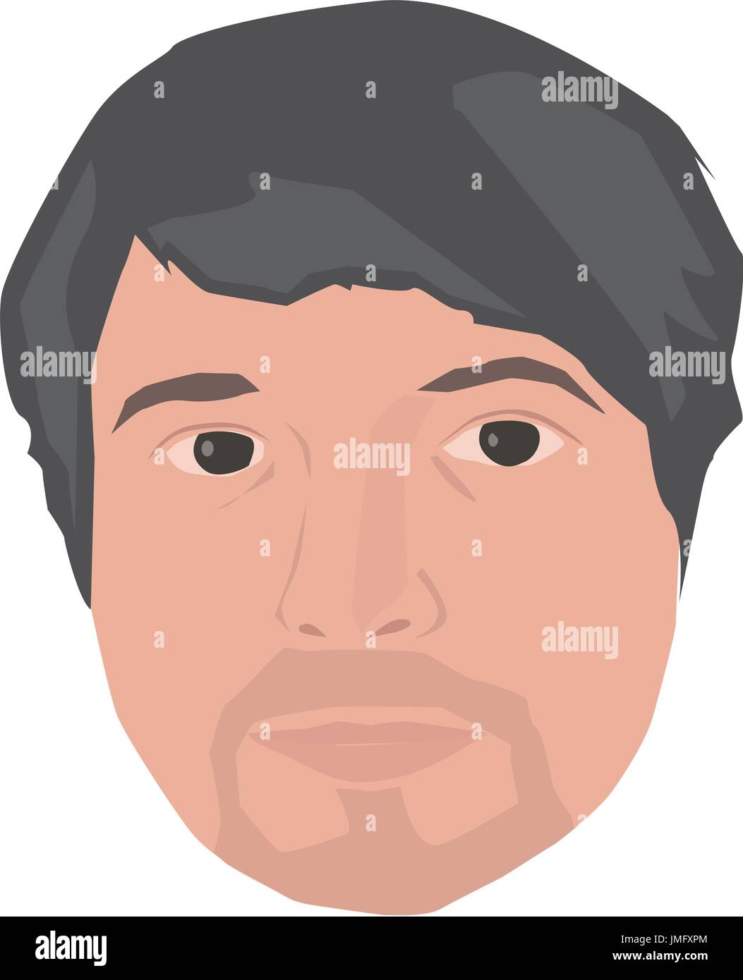 Men close portrait Stock Vector Images - Alamy