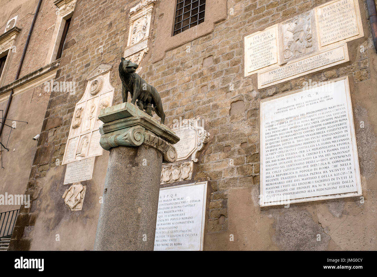 Bronze statue of lupa capitolina in capitol hill hi-res stock ...