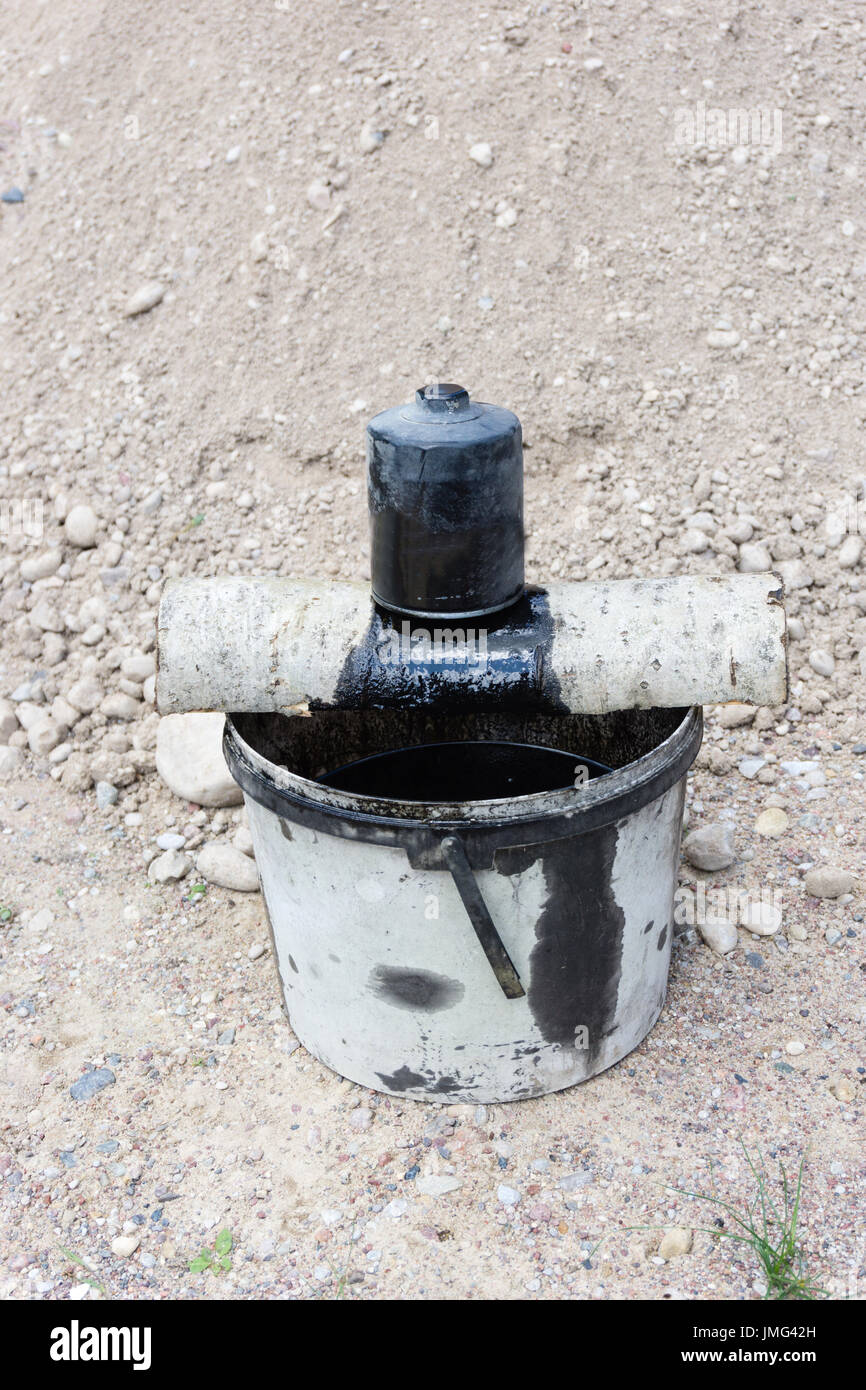 Bucket of fuel oil hi-res stock photography and images - Alamy