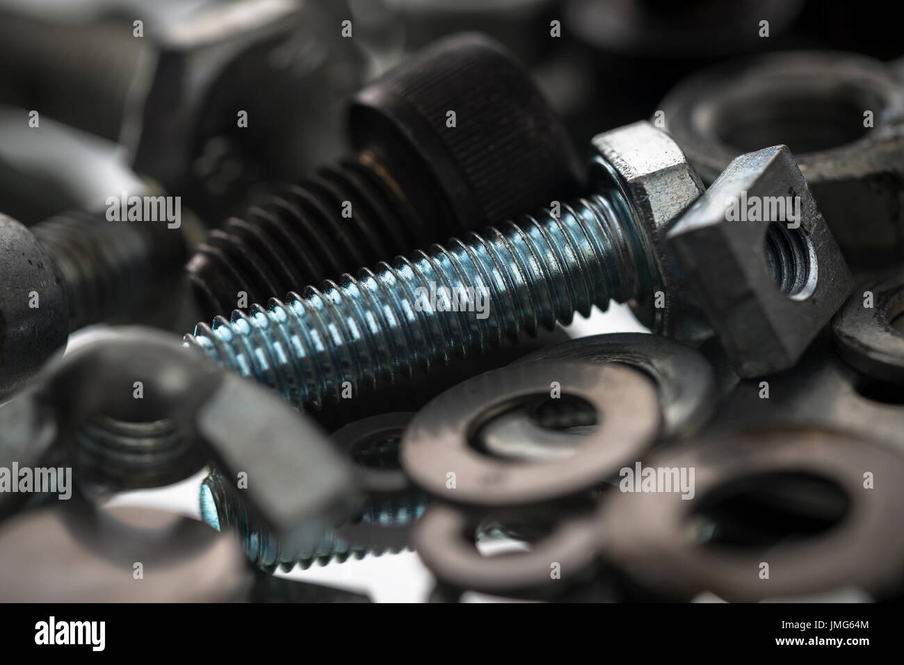 Nuts, Bolts and Washers Stock Photo - Alamy