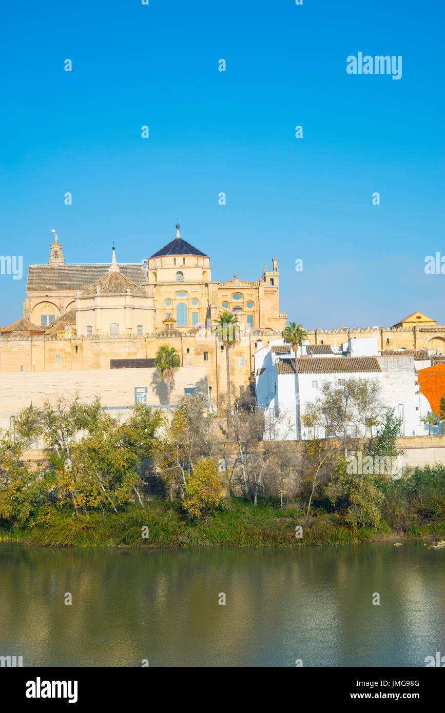 Mosque Cathedral and river Guadalquivir. Cordoba, Spain Stock Photo - Alamy