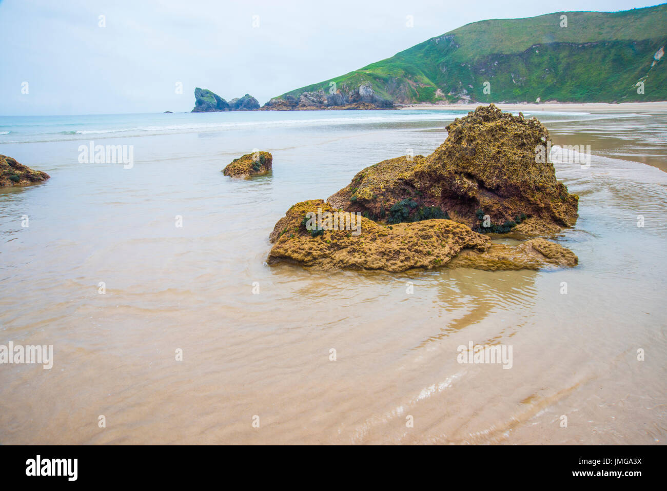 Torimbia beach. Niembro, Asturias, Spain Stock Photo - Alamy