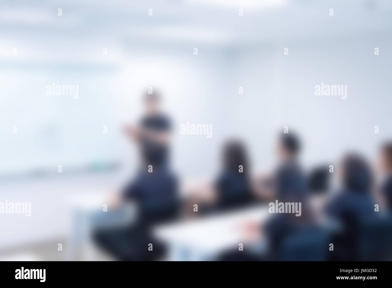 seminar blurred background Stock Photo - Alamy