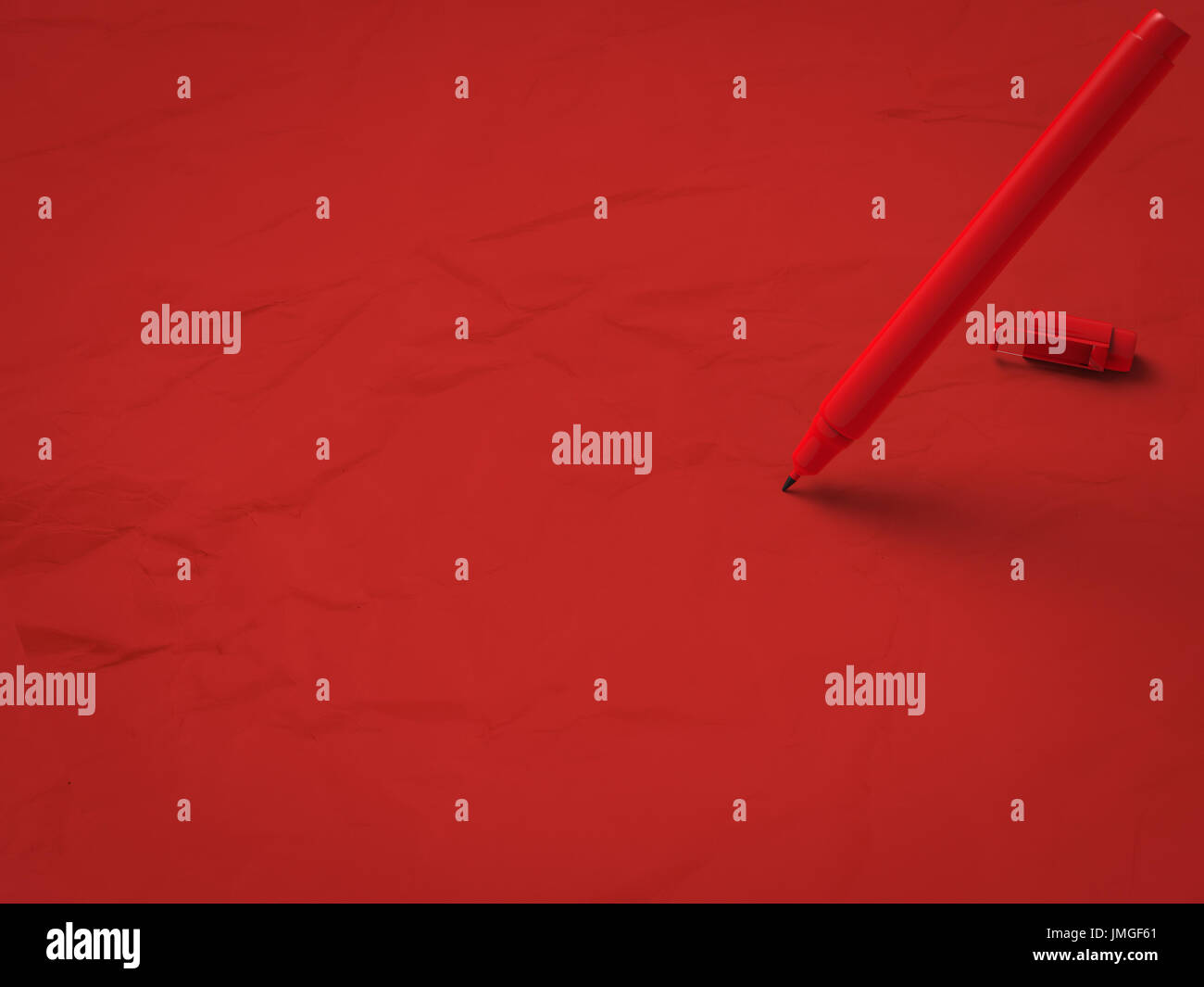 Red ball point pen hi-res stock photography and images - Alamy