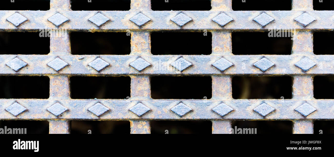 abstract rusted metal pattern texture background grid Stock Photo - Alamy