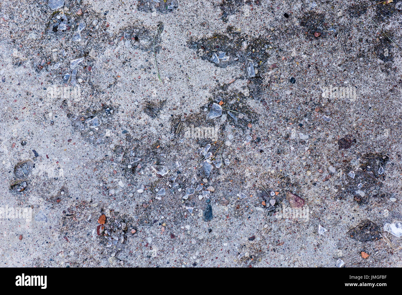Broken glass on pavement hi-res stock photography and images - Alamy