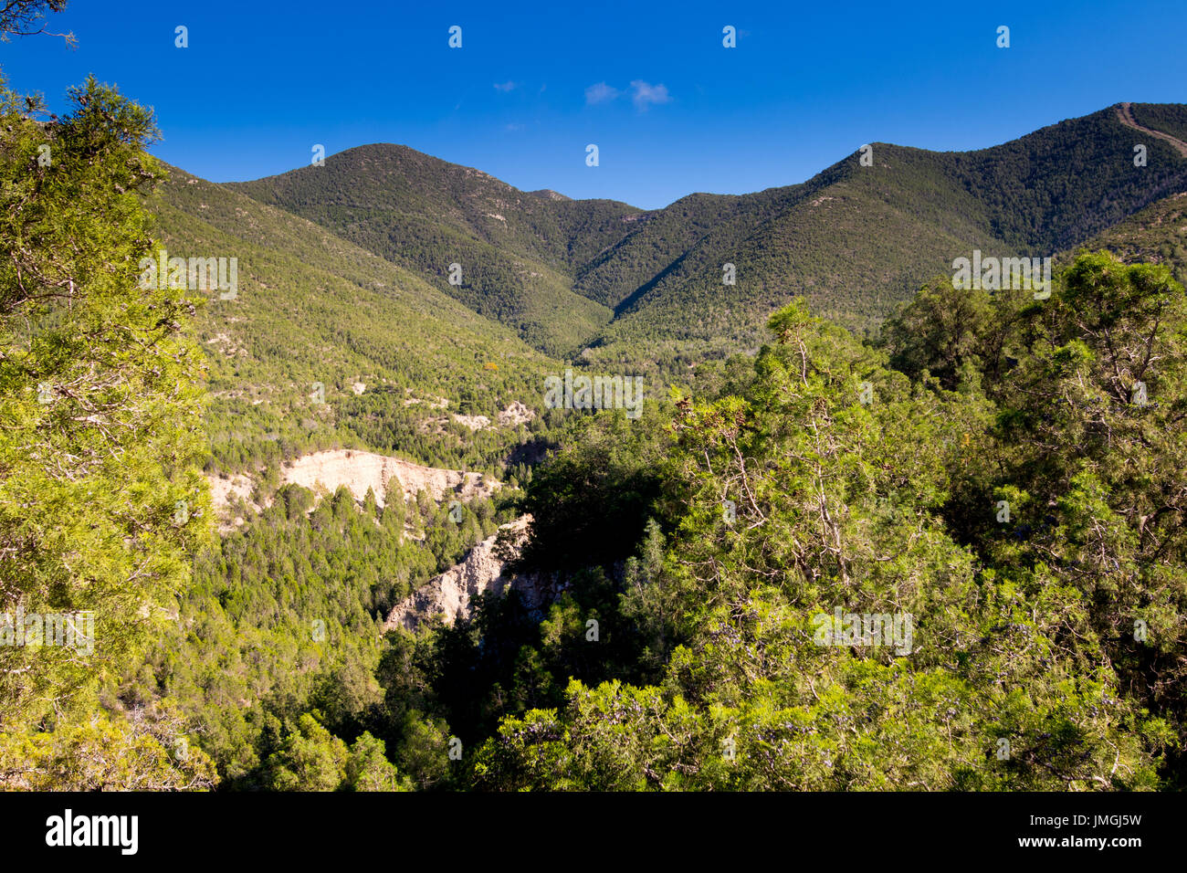 Wonderful view of the valley from the mountains Stock Photo - Alamy