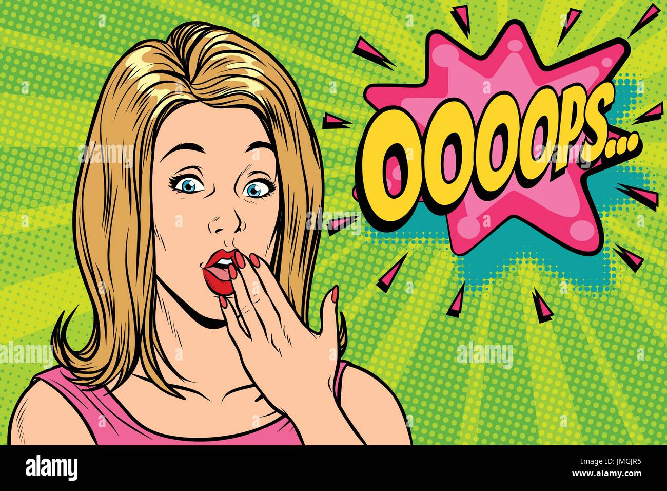 Oops expression Stock Vector Images - Alamy
