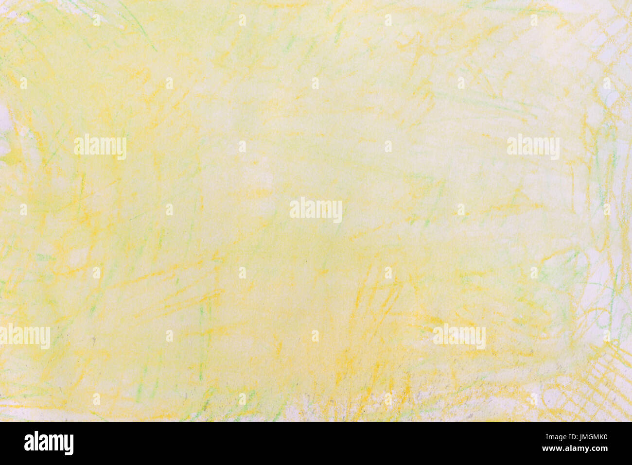 yellow color watercolor crayon on paper background texture Stock Photo ...
