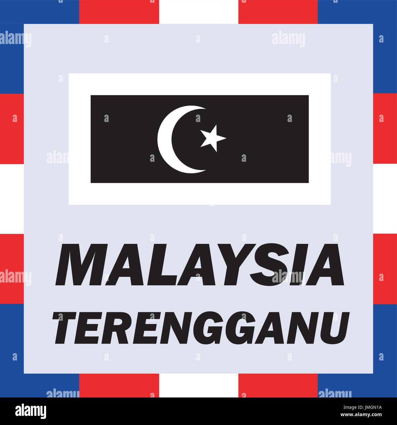 Terengganu flag Stock Vector Images - Alamy