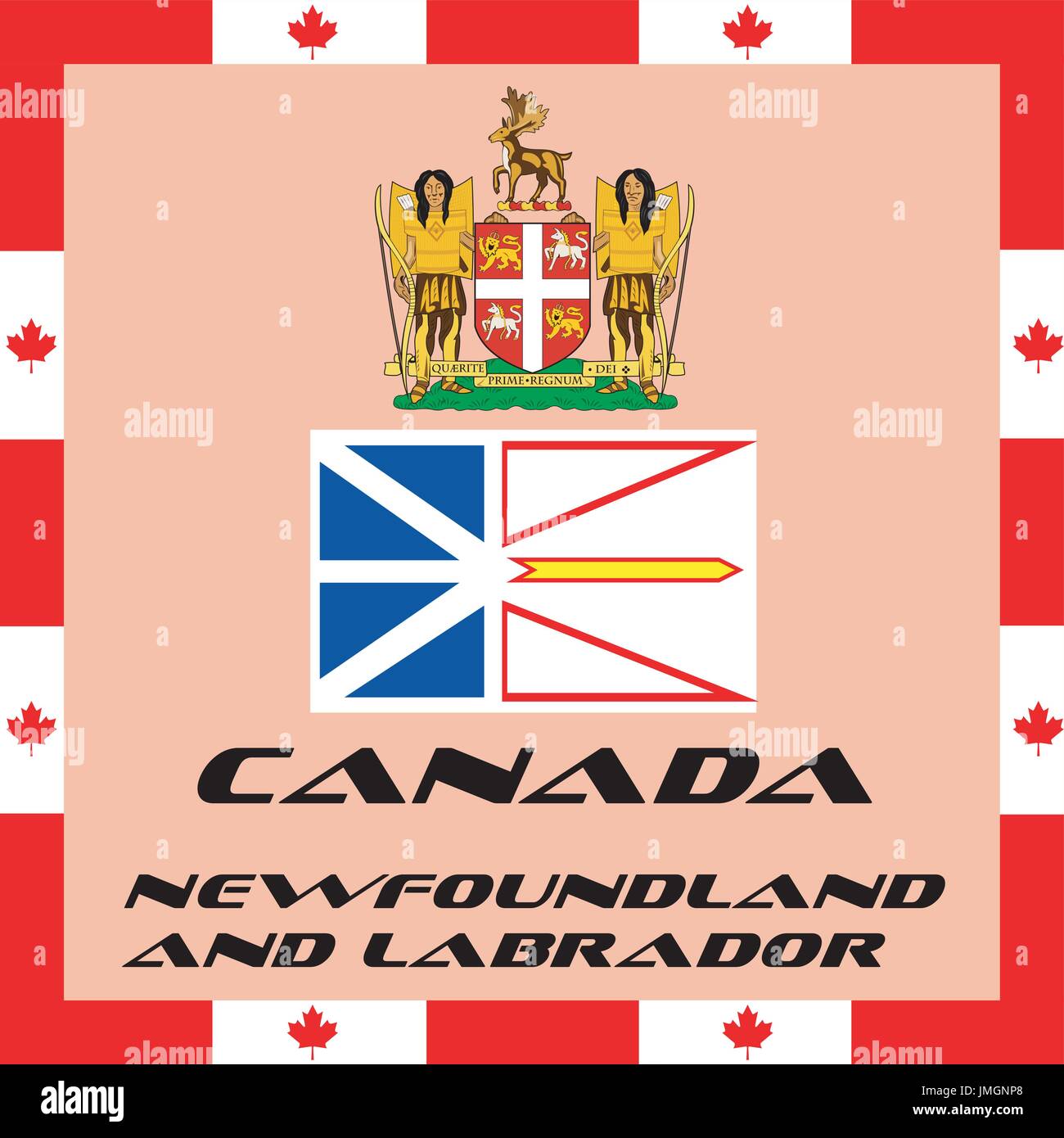 History of newfoundland Stock Vector Images - Alamy
