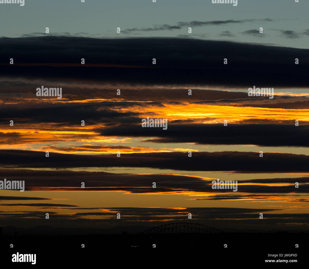 clouds and skyline dusk day and sunrise Stock Photo - Alamy
