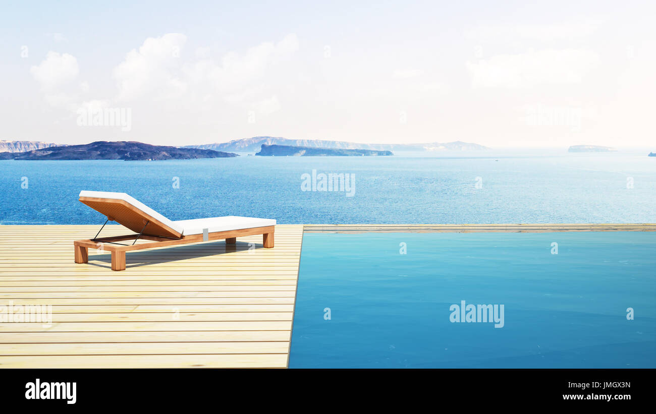 infinity pool mixed media Stock Photo - Alamy