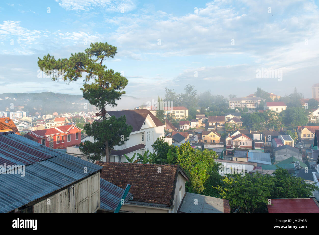 Dalat city view, Vietnam Stock Photo - Alamy
