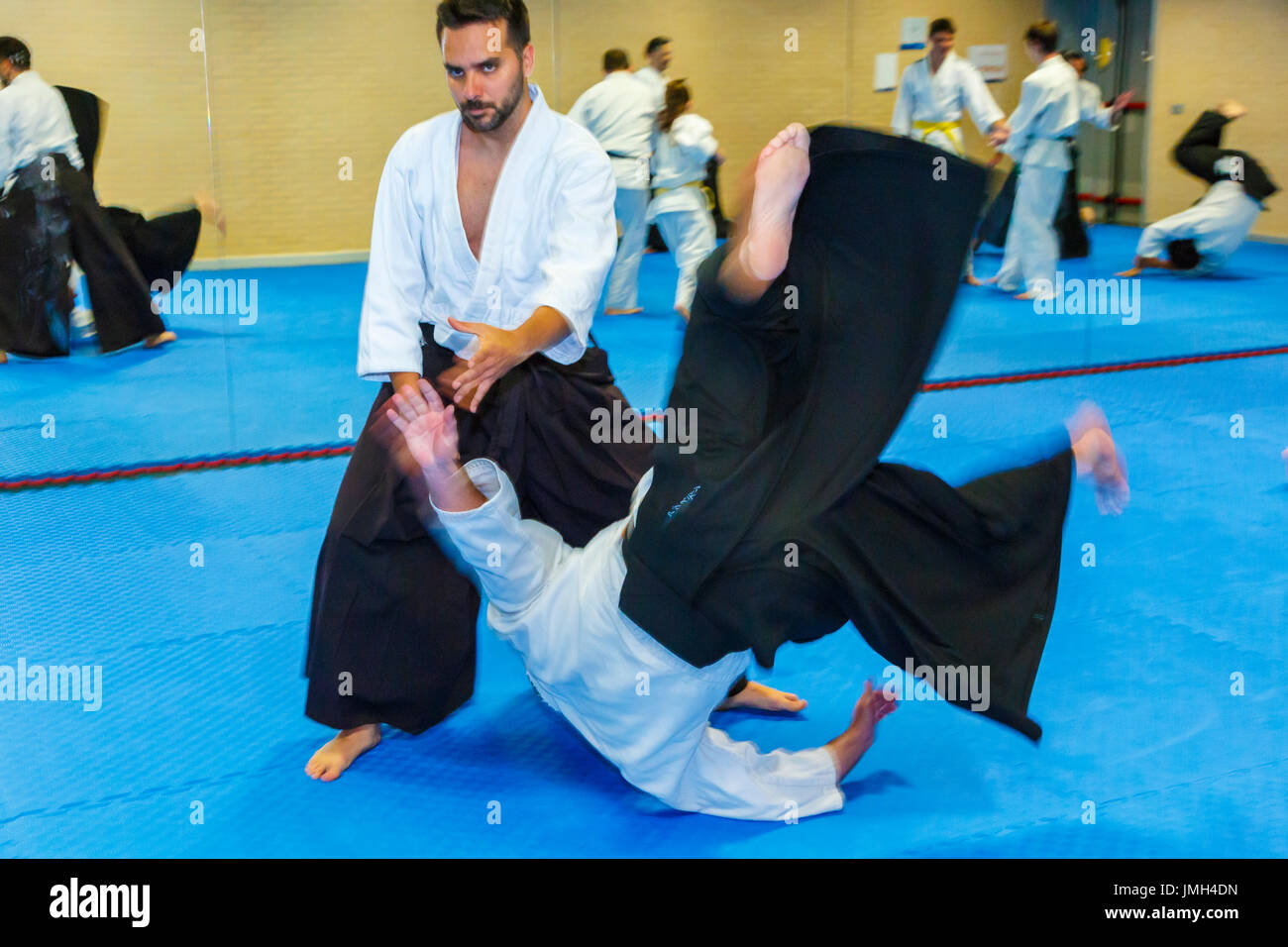 Aikido movements hi-res stock photography and images - Alamy