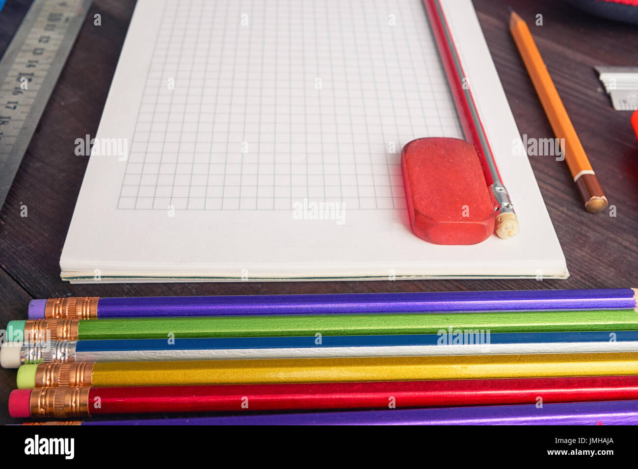 Eraser ruler hi-res stock photography and images - Alamy