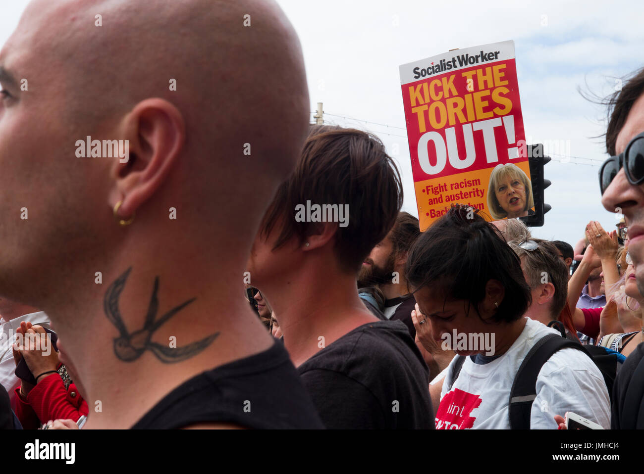Crowd at political rally hi-res stock photography and images - Alamy