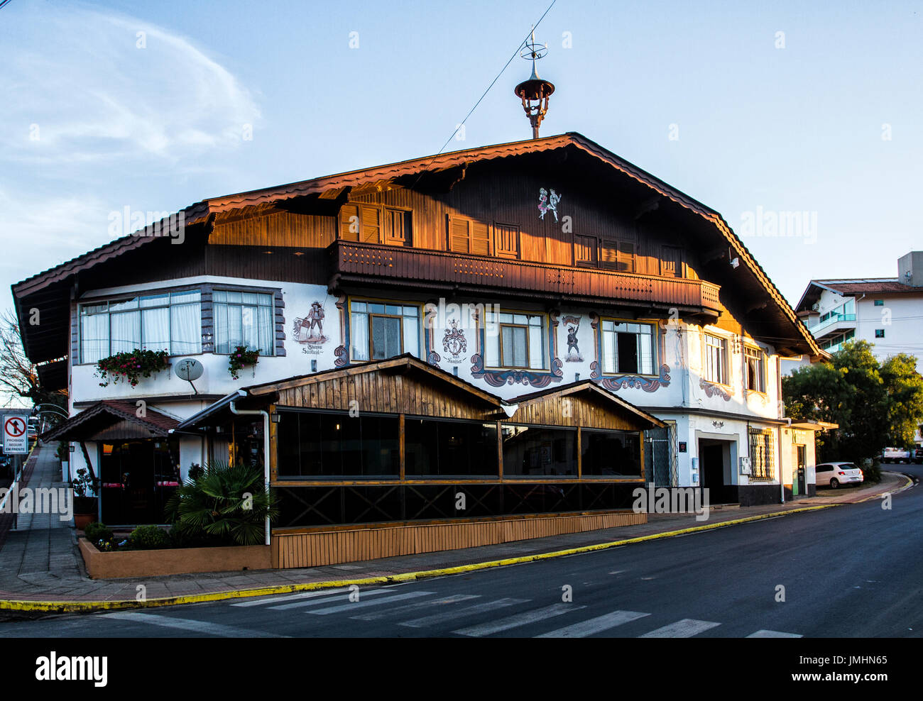 Typical alpine style architecture hi-res stock photography and images ...