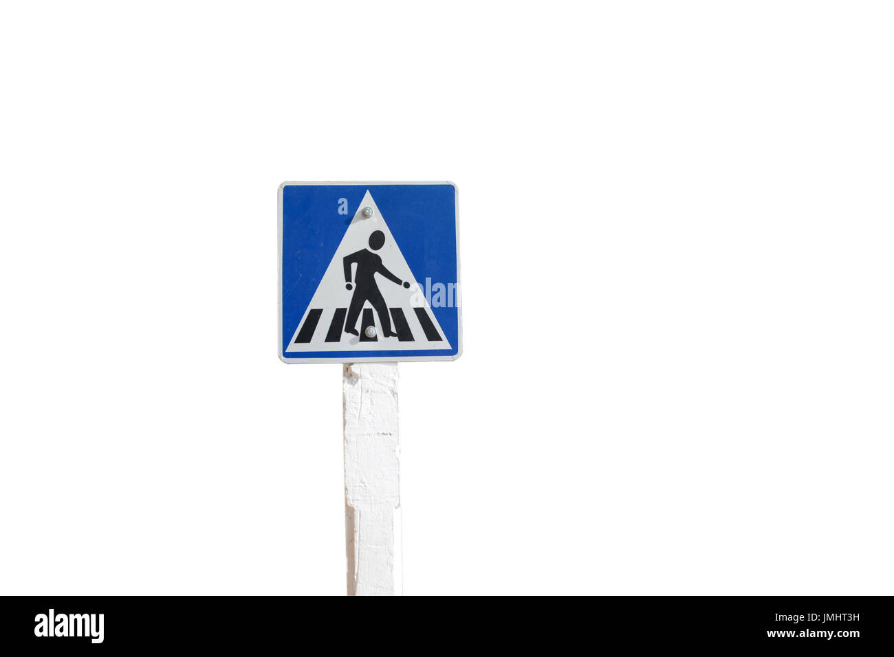 Pedestrian crossing walking man sign Cut Out Stock Images & Pictures ...