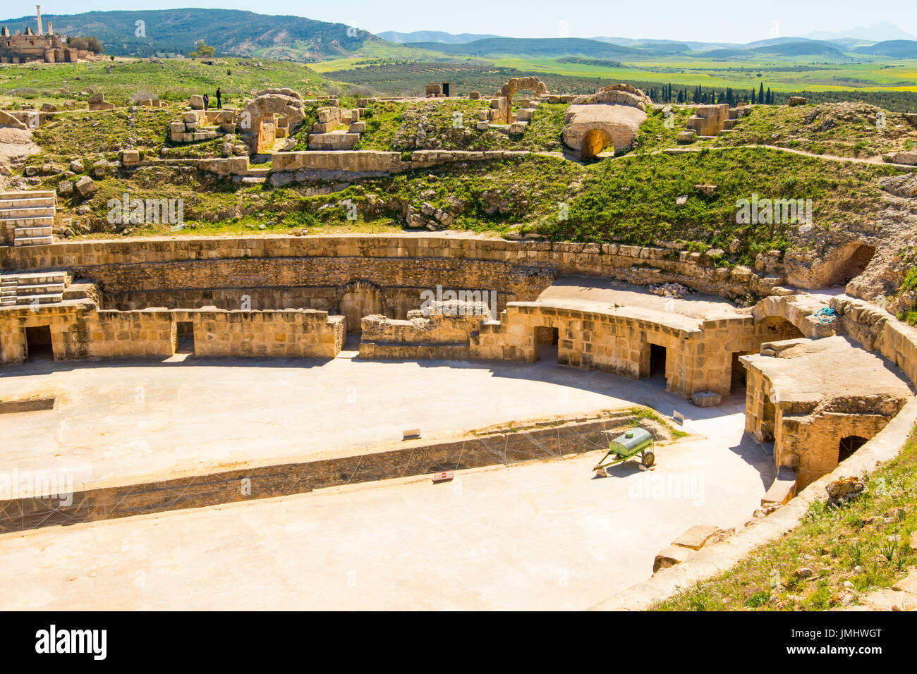 Ancient Coliseum in Tunisia Stock Photo - Alamy
