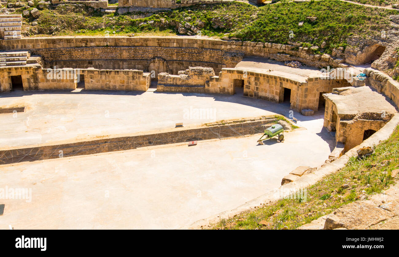 Ancient Coliseum in Tunisia Stock Photo - Alamy