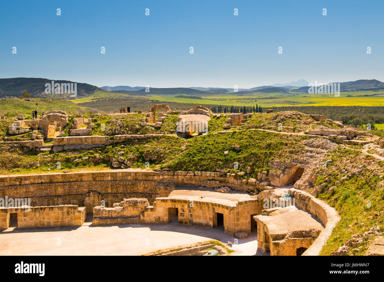Ancient Coliseum in Tunisia Stock Photo - Alamy