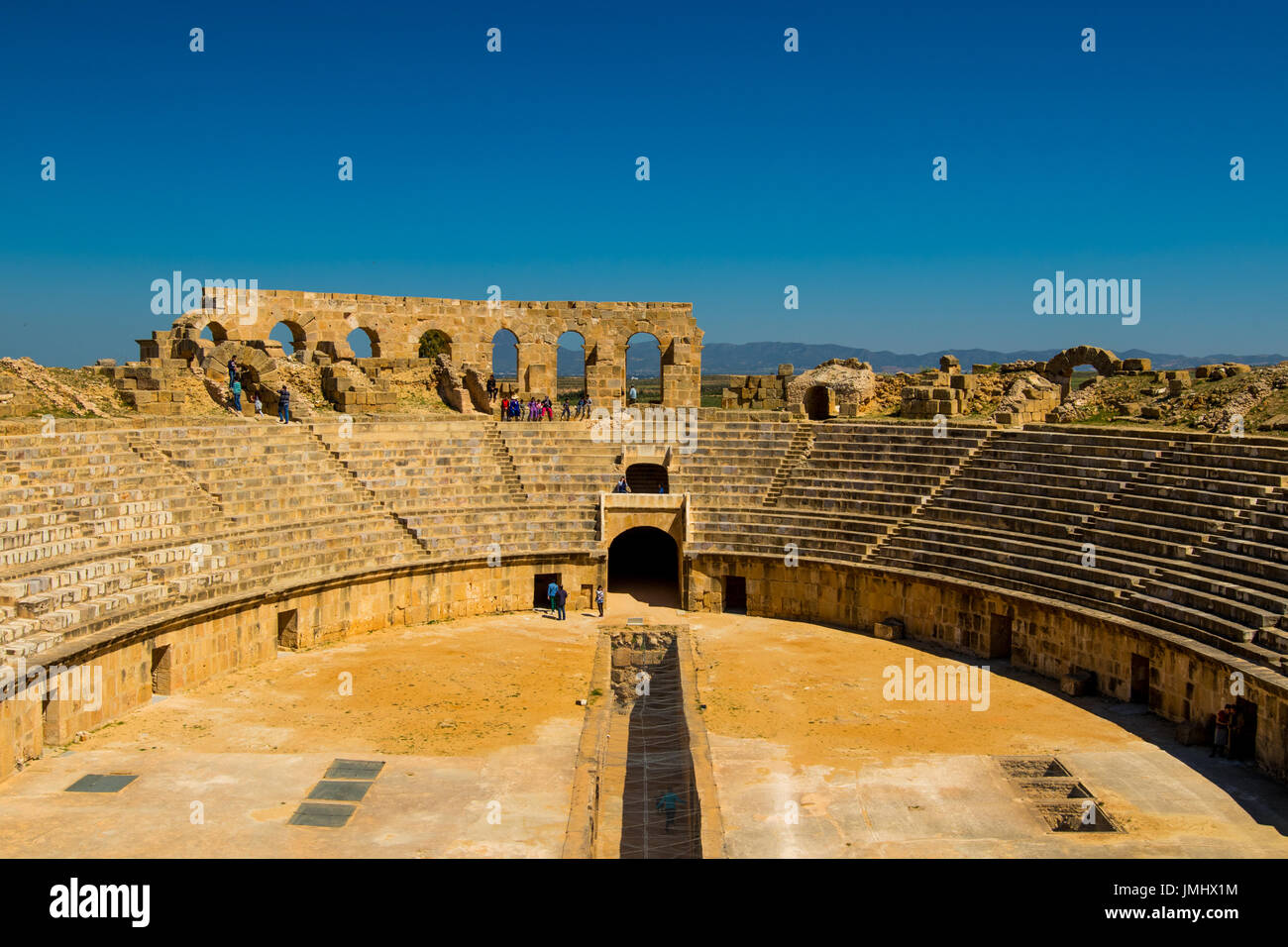 Ancient Coliseum in Tunisia Stock Photo - Alamy