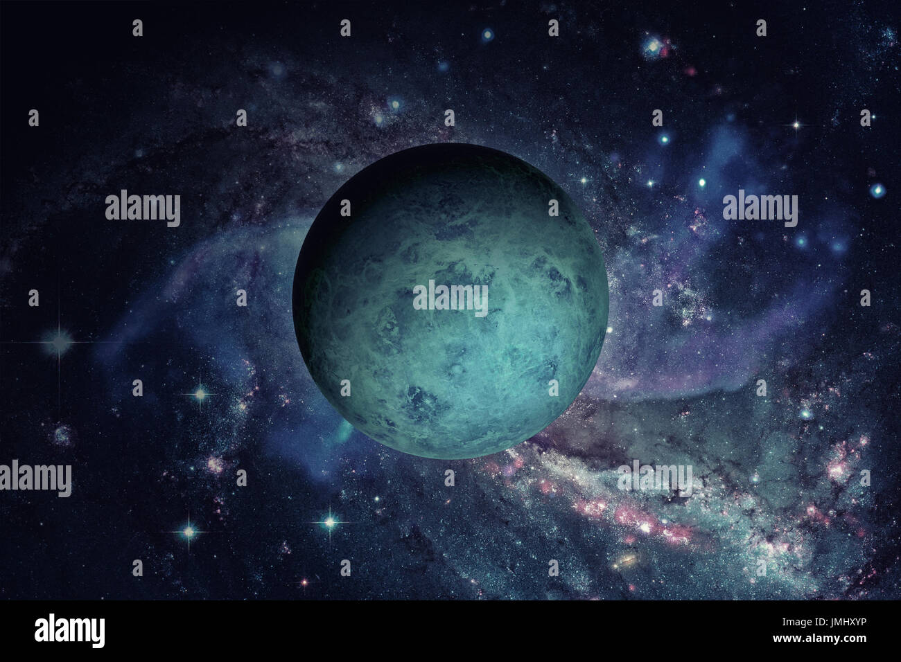 Solar System - Uranus. It is the seventh planet from the Sun and the ...
